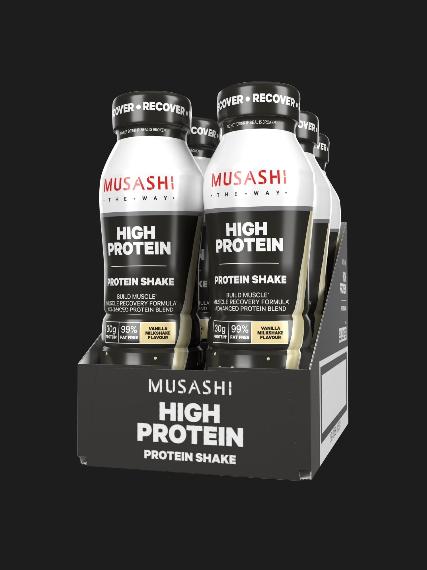 High Protein Shake 375ml (Box of 6 Drinks) – Musashi US